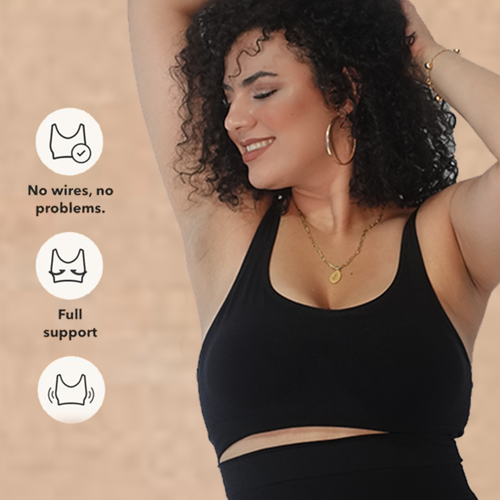 shapenwear © daily use wire free bra with handle